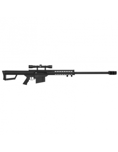 LANCER TACTICAL - SNIPER LT-20A BARRETT M82 con ottica (BLACK)