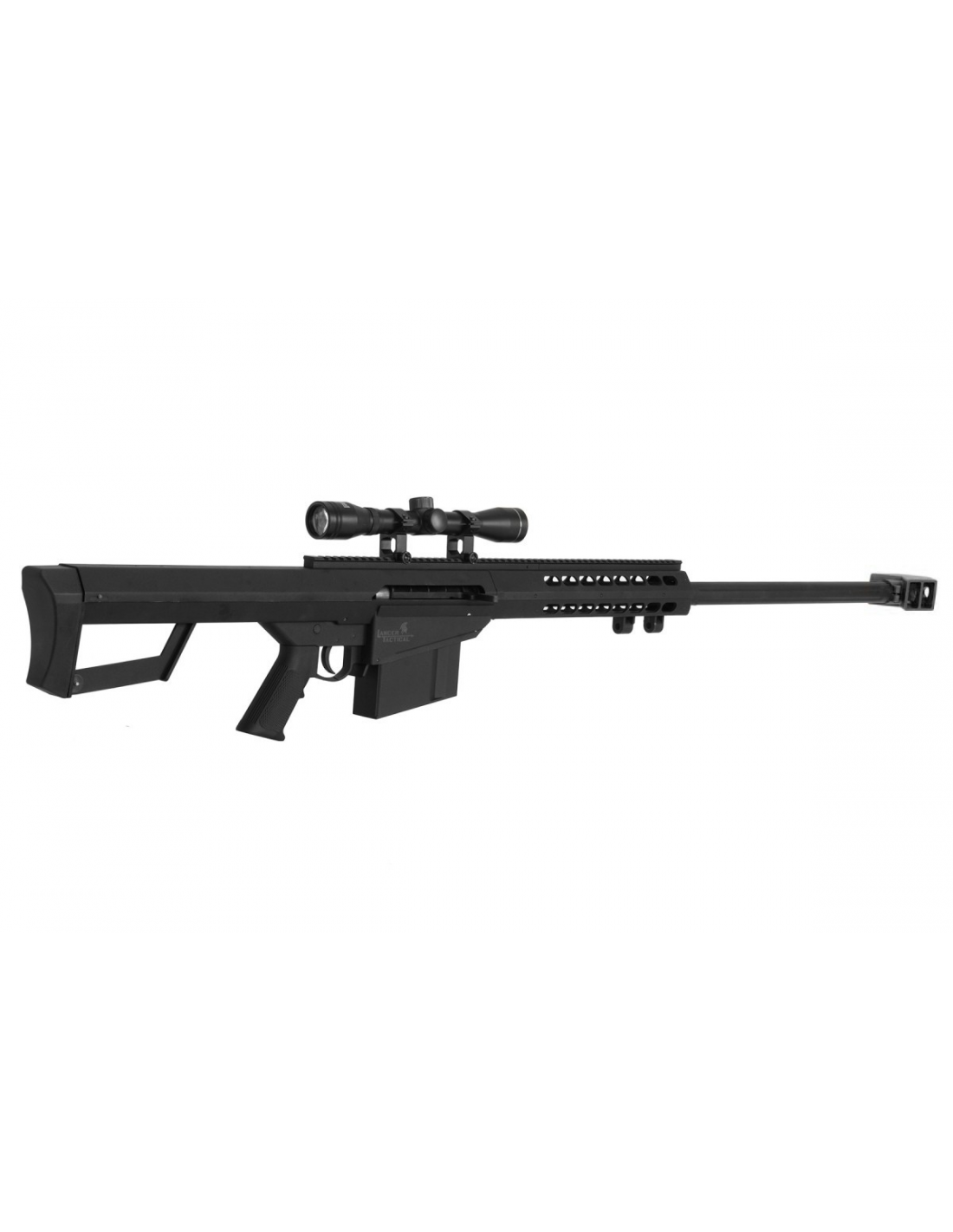 LANCER TACTICAL - SNIPER LT-20A BARRETT M82 con ottica (BLACK)