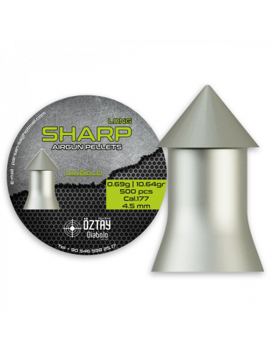 PIOMBINI 4,5mm OZTAY SHARP LONG A PUNTA 0,69g