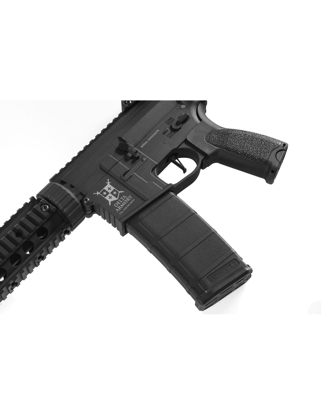 DELTA ARMORY - AR15 SilentOps 7" Charlie Black (DA-C05)