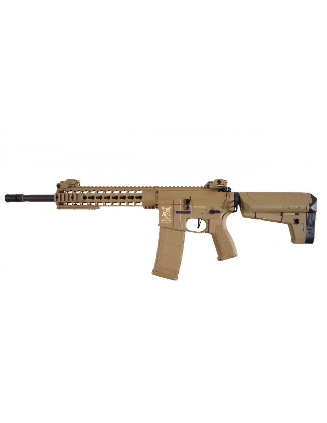 DELTA ARMORY - AR15 KeyMod 10" Charlie Full Tan (DA-C04-FT)