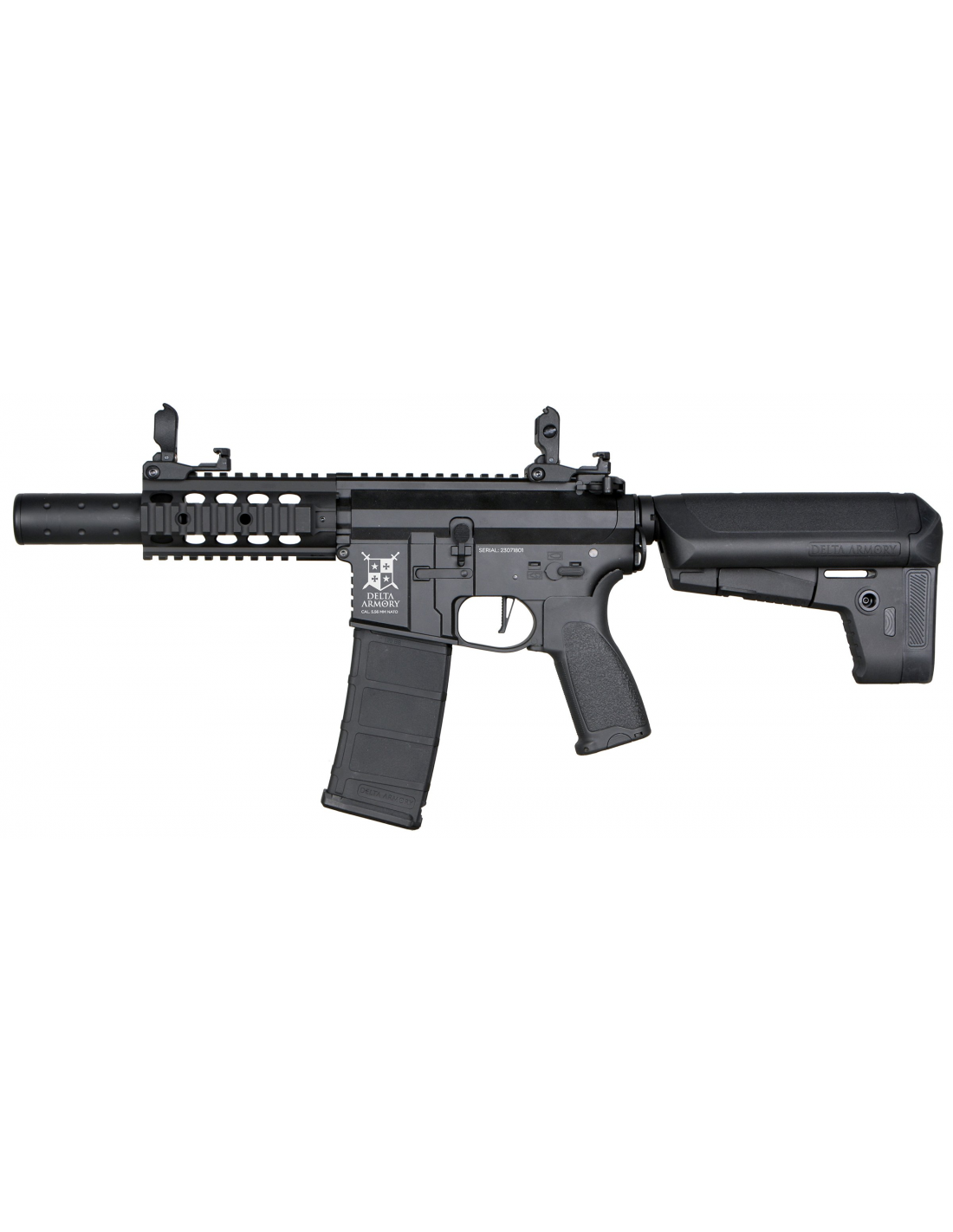 DELTA ARMORY - AR15 SilentOps CQB BRAVO Black (DA-B03)