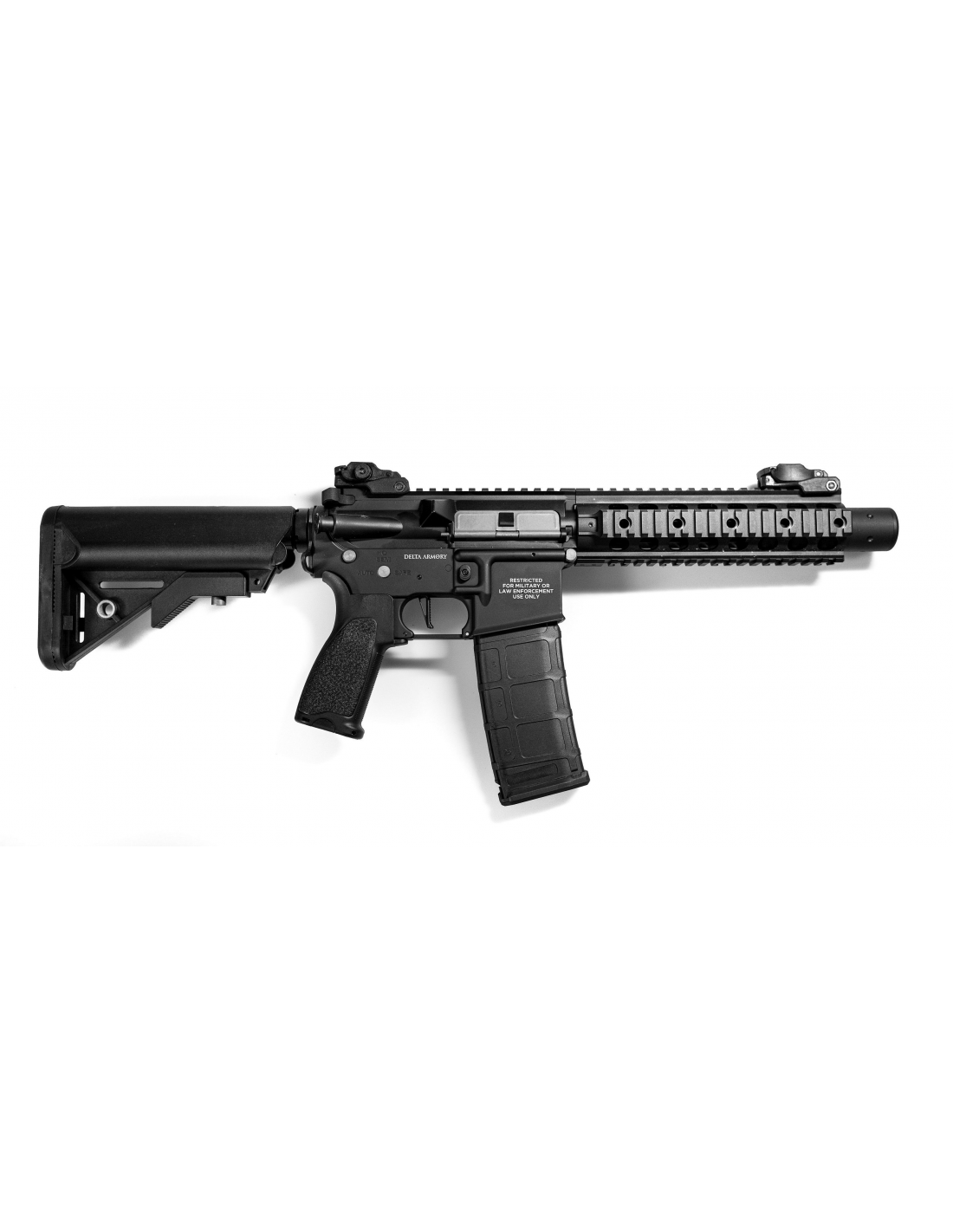 DELTA ARMORY - AR15 SilentOps 8” BRAVO Black (DA-B04)