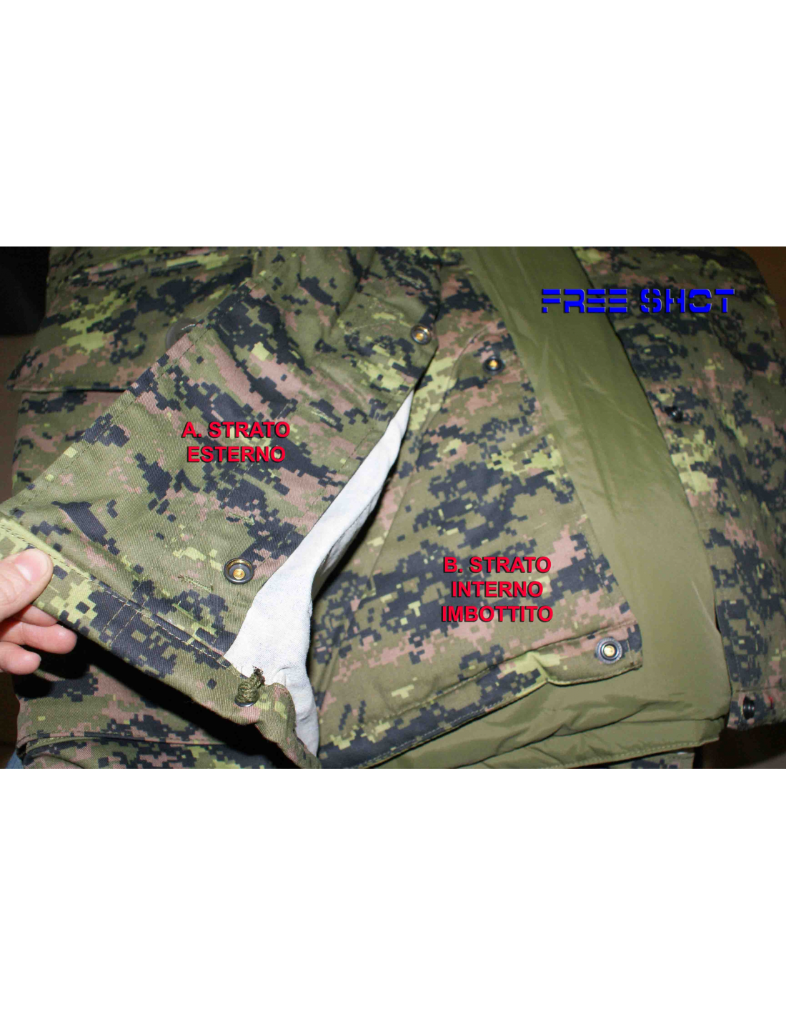 PARKA SMOCK CADPAT (ULTIMA TAGLIA) Taglia S