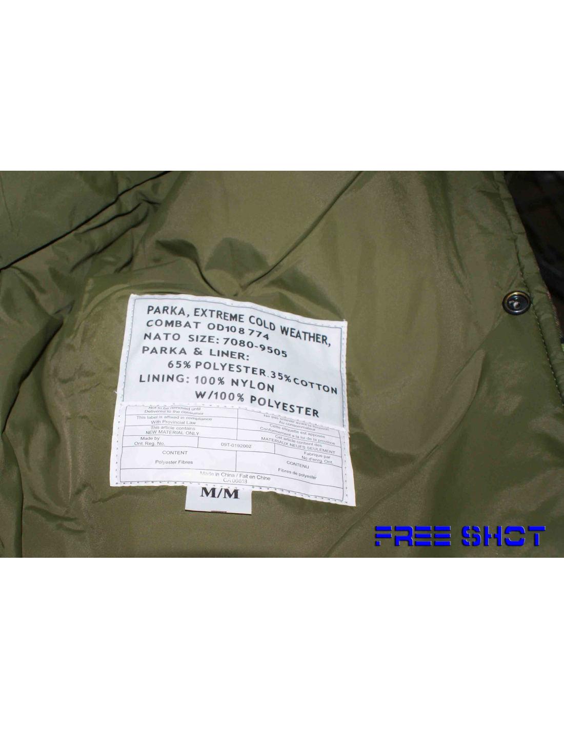 PARKA SMOCK CADPAT (ULTIMA TAGLIA) Taglia S