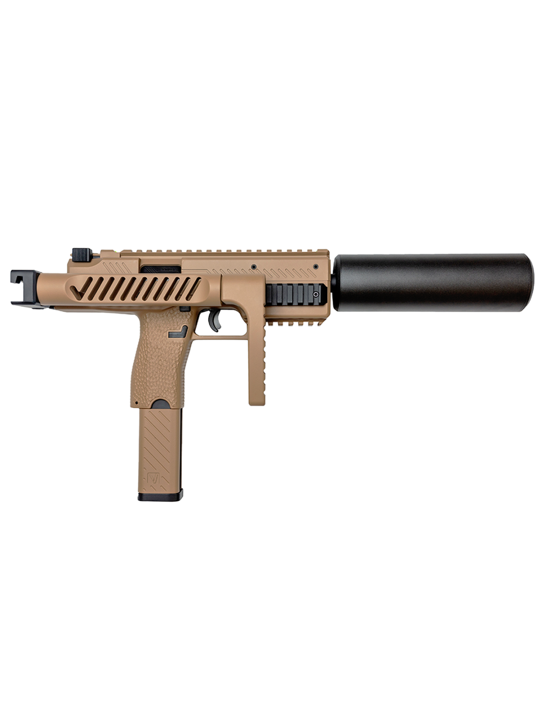 VORSK - VMP-1X SMG TAN with SILENCER + 2X MAGS - Blow Back GBB