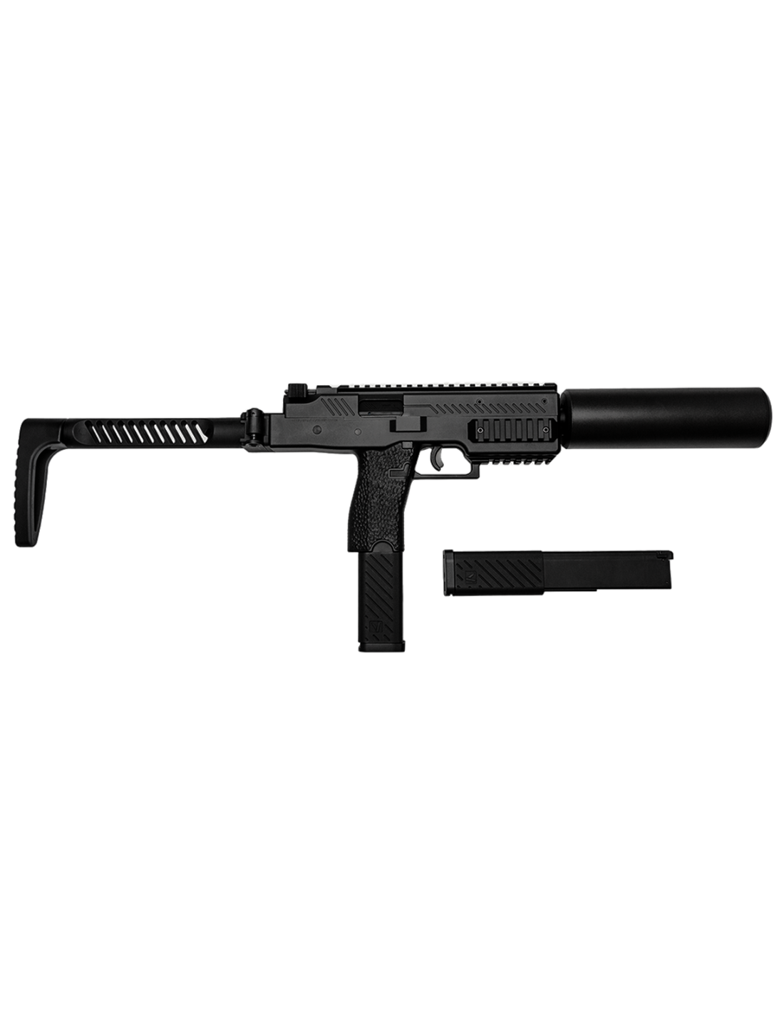 VORSK - VMP-1X SMG GREY with SILENCER + 2X MAGS - Blow Back GBB