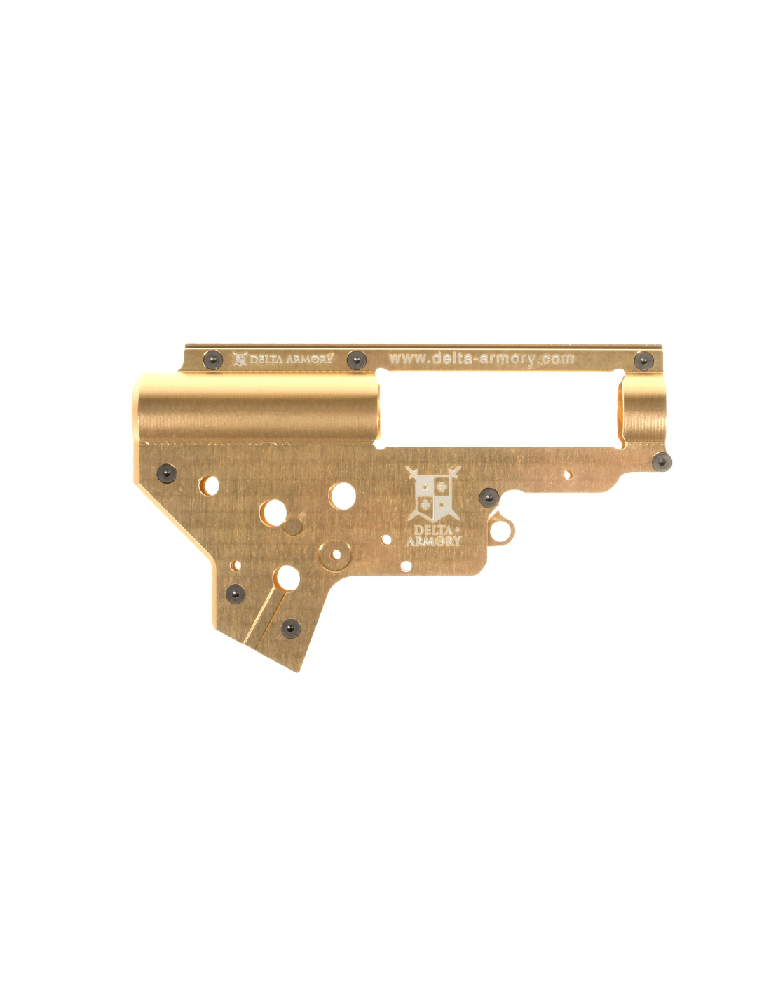 DELTA ARMORY - GEARBOX SHELLS V2 - QSC ALLUMINIUM (GOLD)