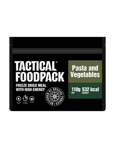 TACTICAL FOODPACK® PASTA AND VEGETABLES / pasta con verdure