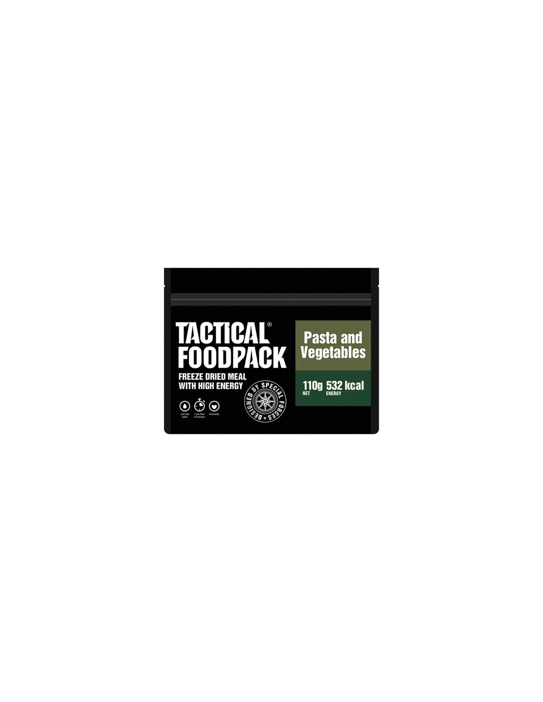 TACTICAL FOODPACK® PASTA AND VEGETABLES / pasta con verdure