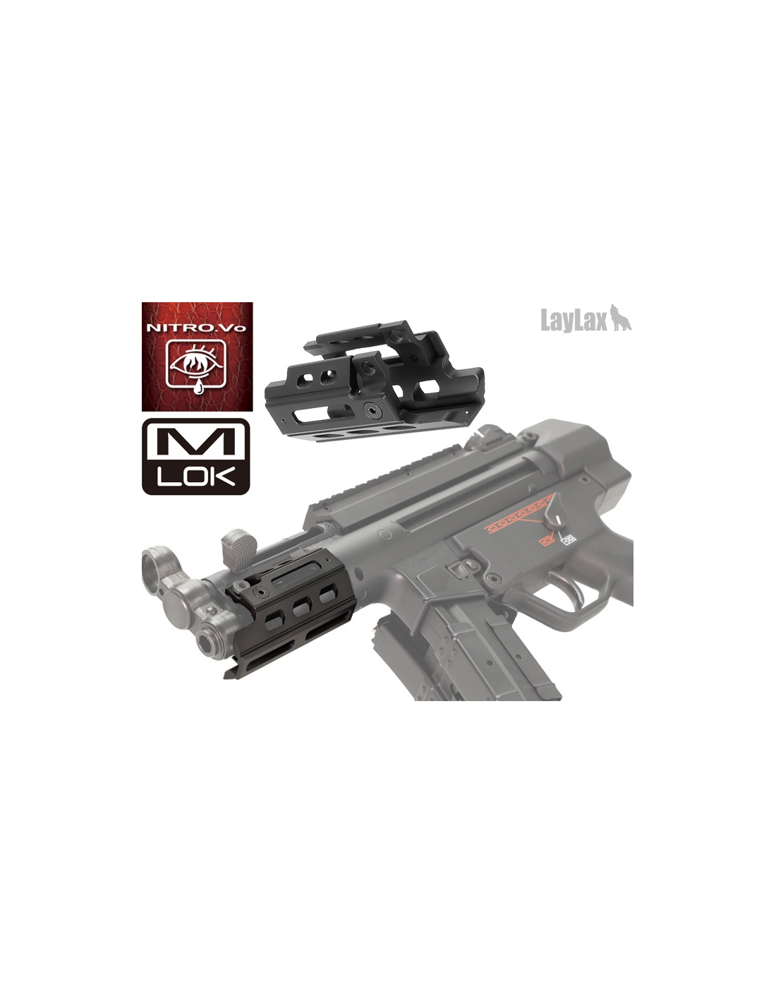 NITRO Vo - RIS MP5K M-LOK HANDGUARD (COMPATIBILE MARUI)