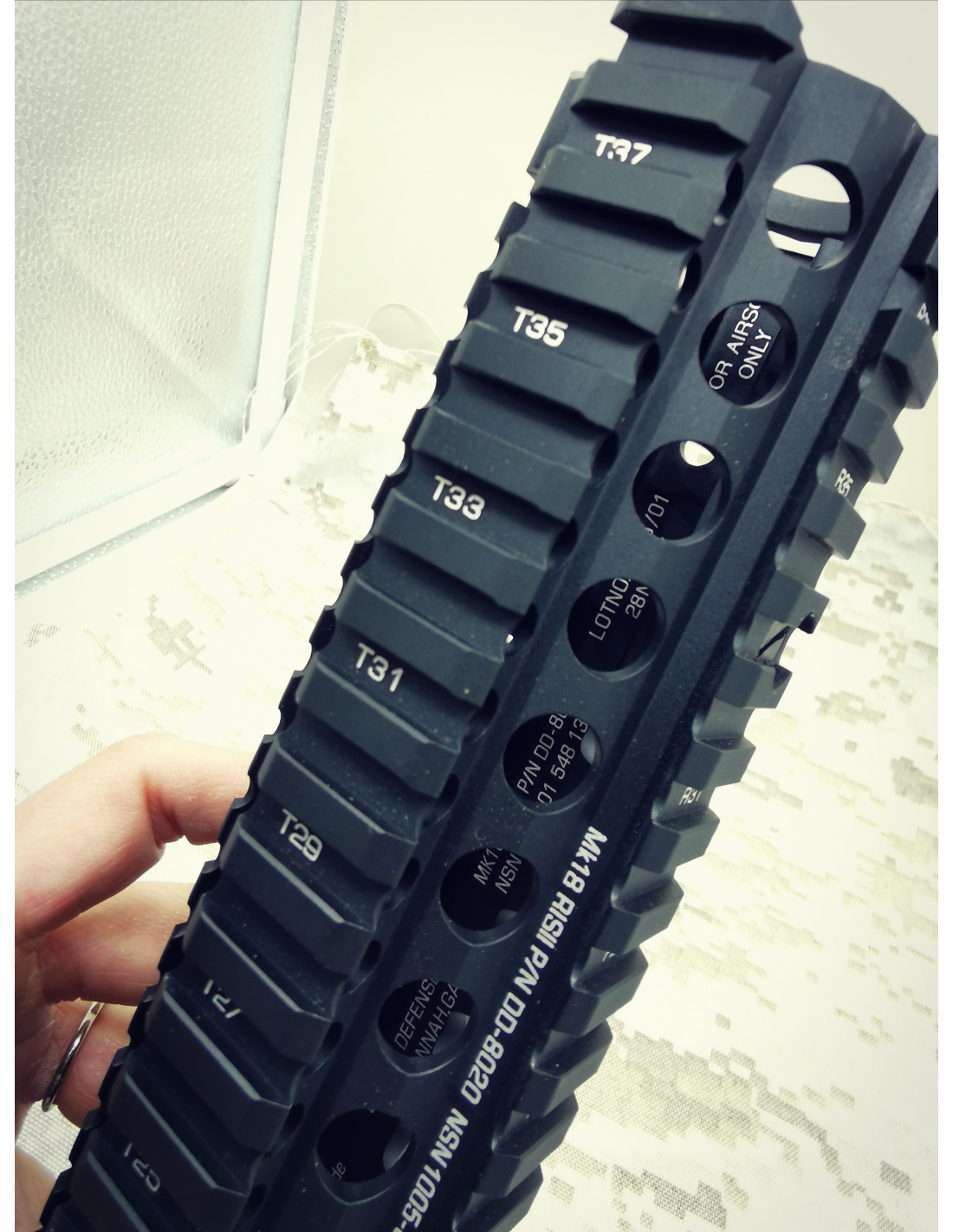 MK18 RAIL BLACK BOLT