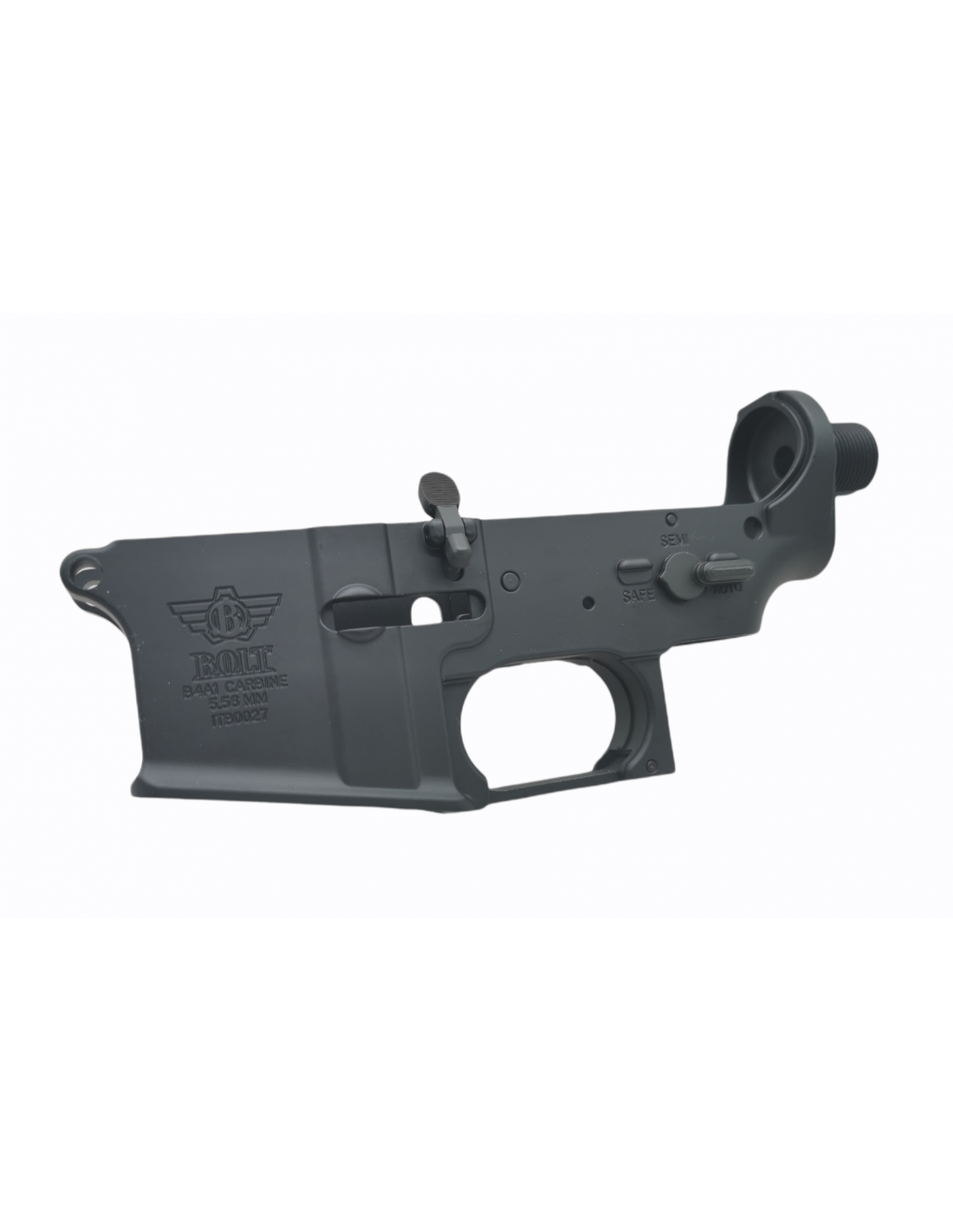 BOLT - LOWER BODY (RECEIVER) M4 WITH ENGRAVED BOLT LOGO (BLACK)